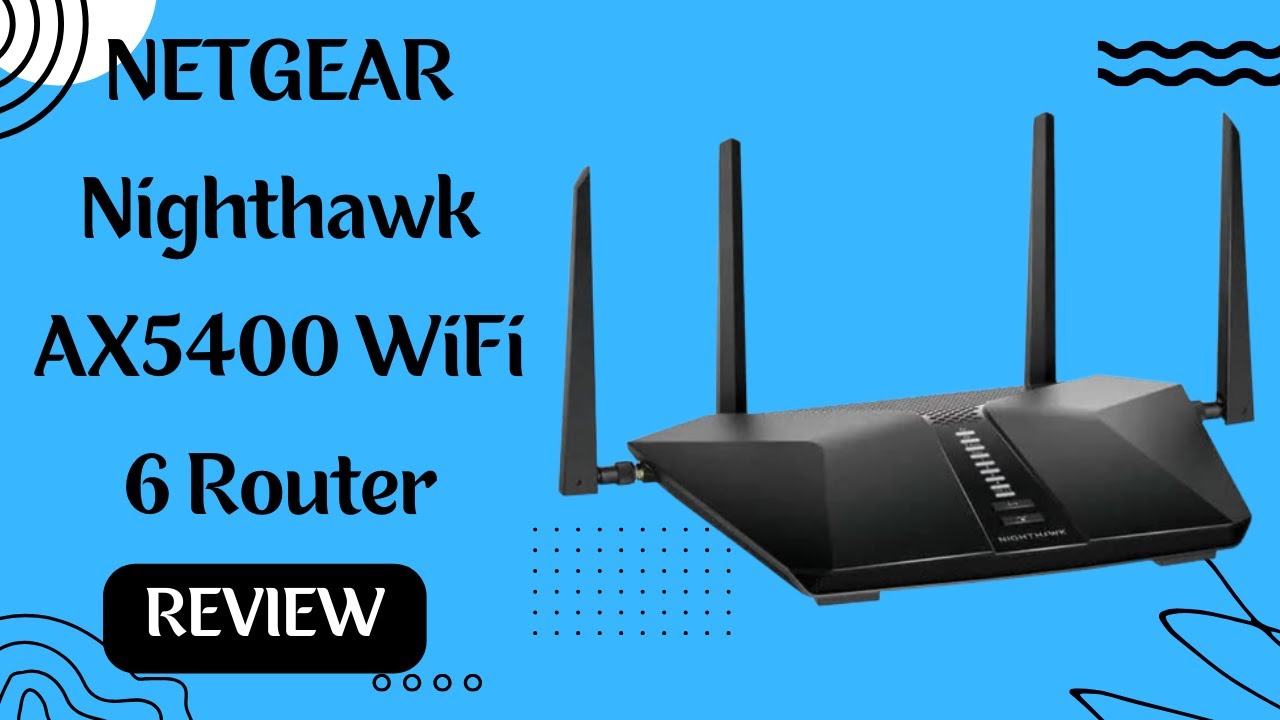 NETGEAR Nighthawk AX5400 WiFi 6 Router with One Year Advanced Internet ...