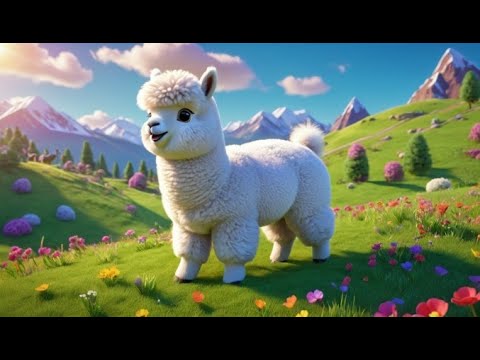 La piel de alpaca se vuelve esponjosa, esponjosa | Canción Infantil ...