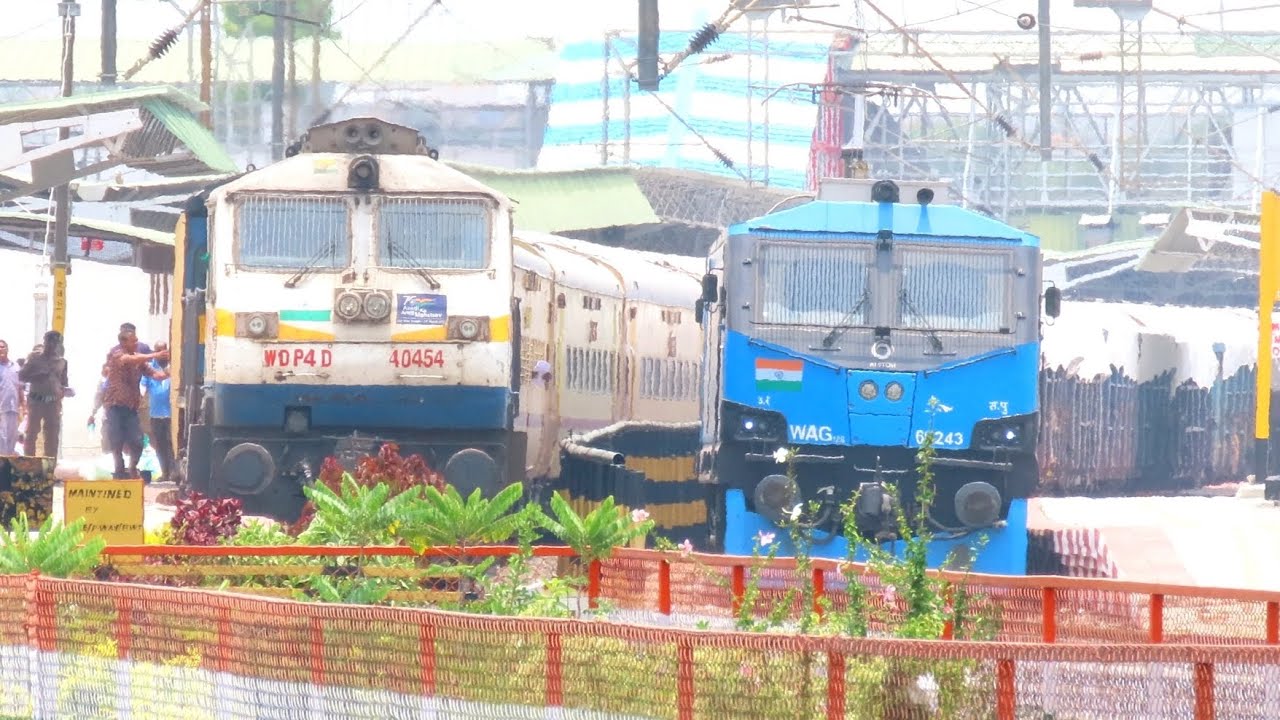 Route Diverted Tirunelveli- Dadar Express overtakes WAG-12B at ...