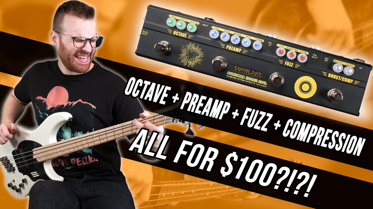 Octave + Preamp + Fuzz + Compression for $100?! - Sonicake Boom Ave ...