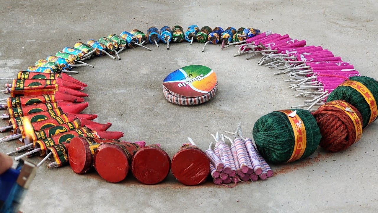 Diwali Chakri vs Rocket Bullet Anar Mirchi Bomb // क्या चकरी से सारे ...