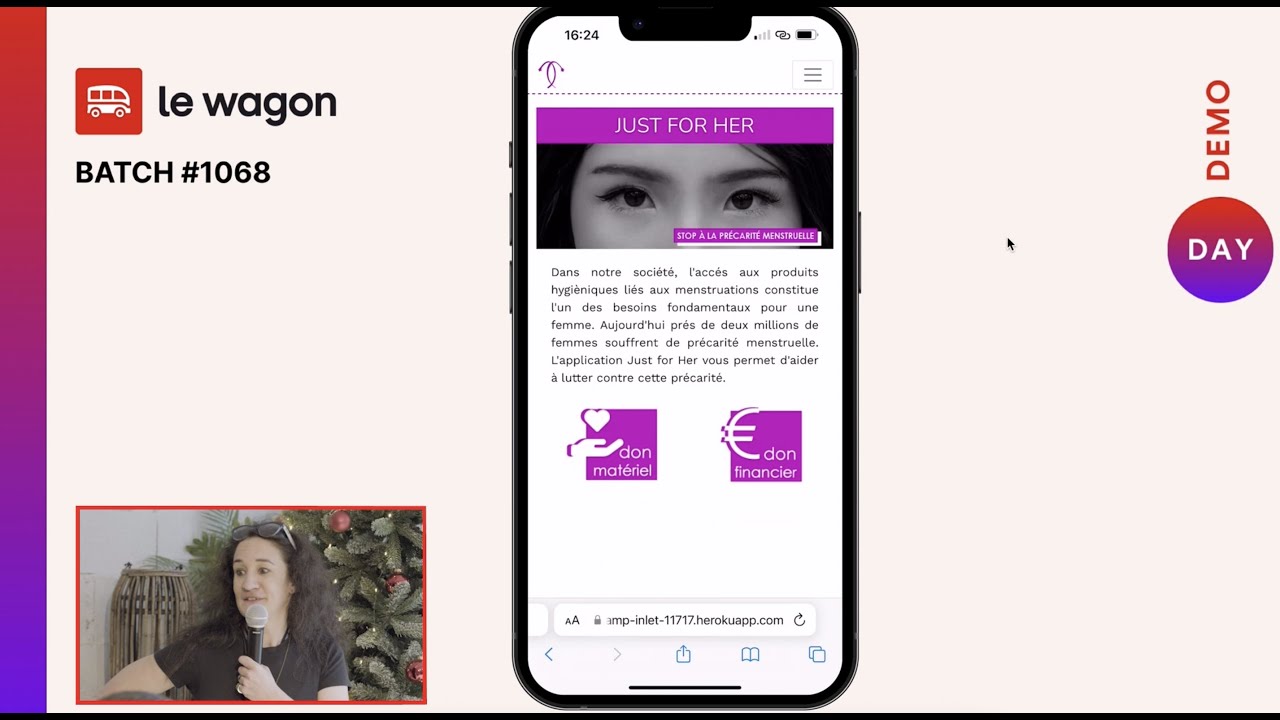 Le Wagon Marseille Demoday I Batch#1068 | Just For Her - YouTube