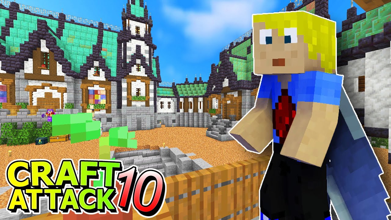 Westflügel & Schlossturm FERTIG! - Minecraft Craft Attack 10 #36 - YouTube