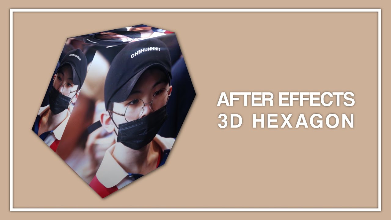 after effects tutorial 3D hexagon - YouTube