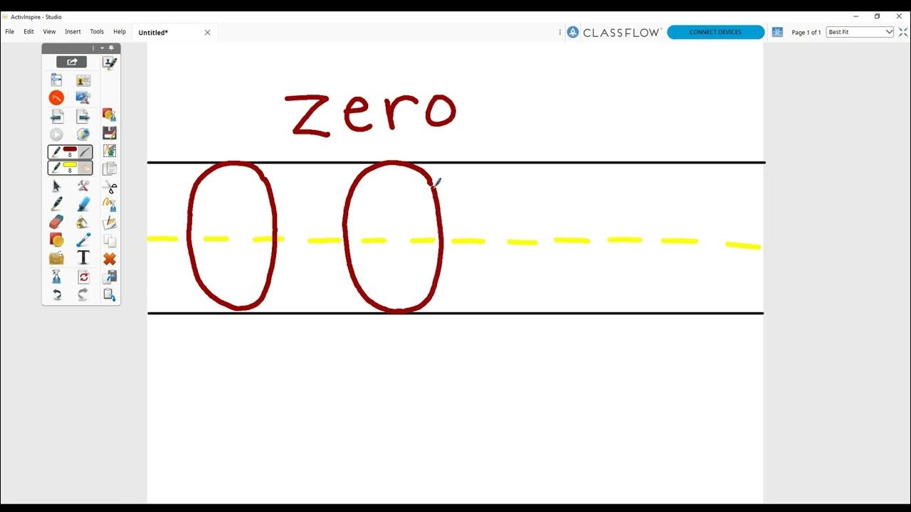writing number zero - YouTube