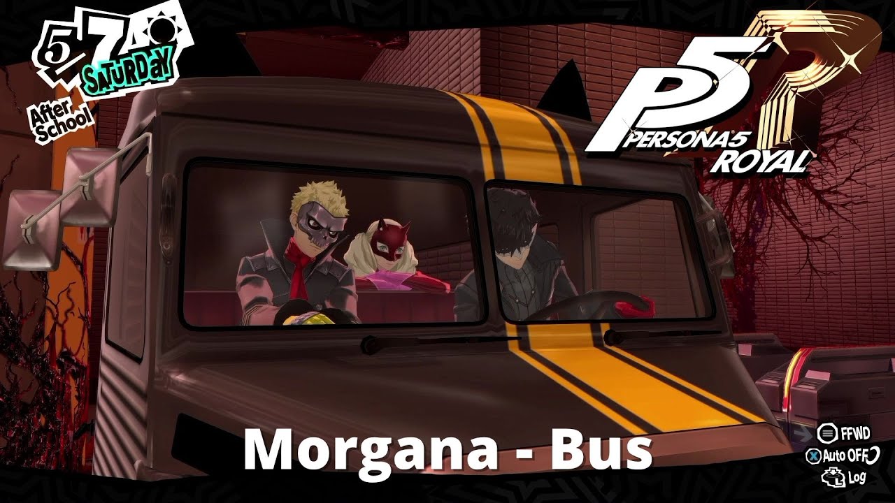 Morgana - Bus Persona 5 Royal XBOX Series X Gameplay - YouTube