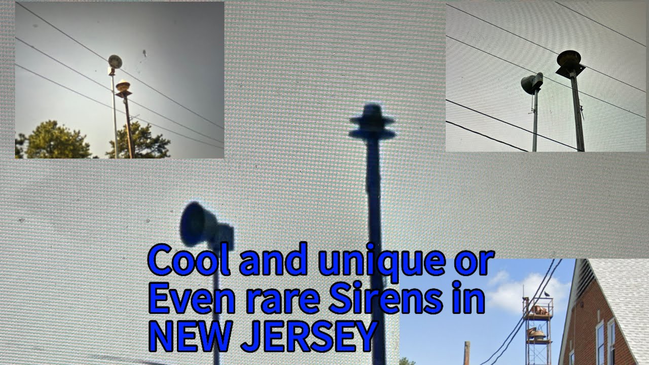 Unique, rare, and cool sirens in New Jersey! Part 1 - YouTube