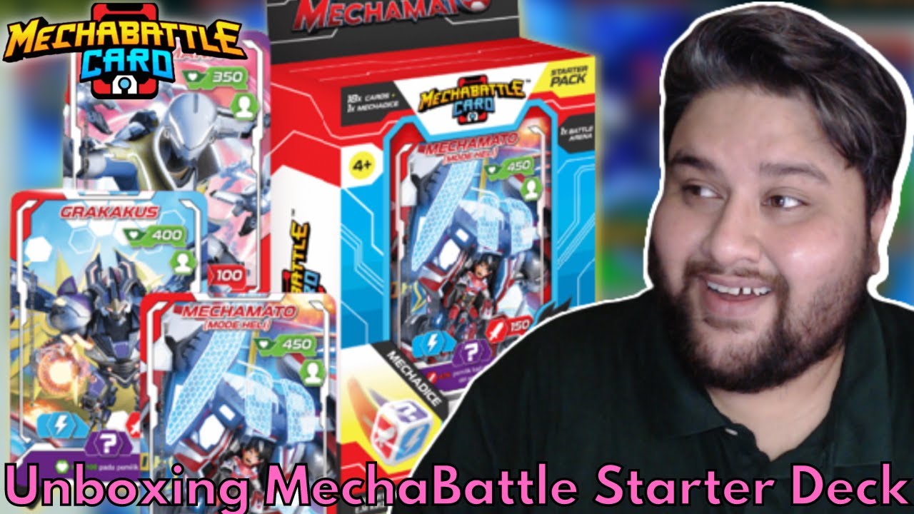 Unboxing Starter Deck Mechamato MechaBattle Card - YouTube