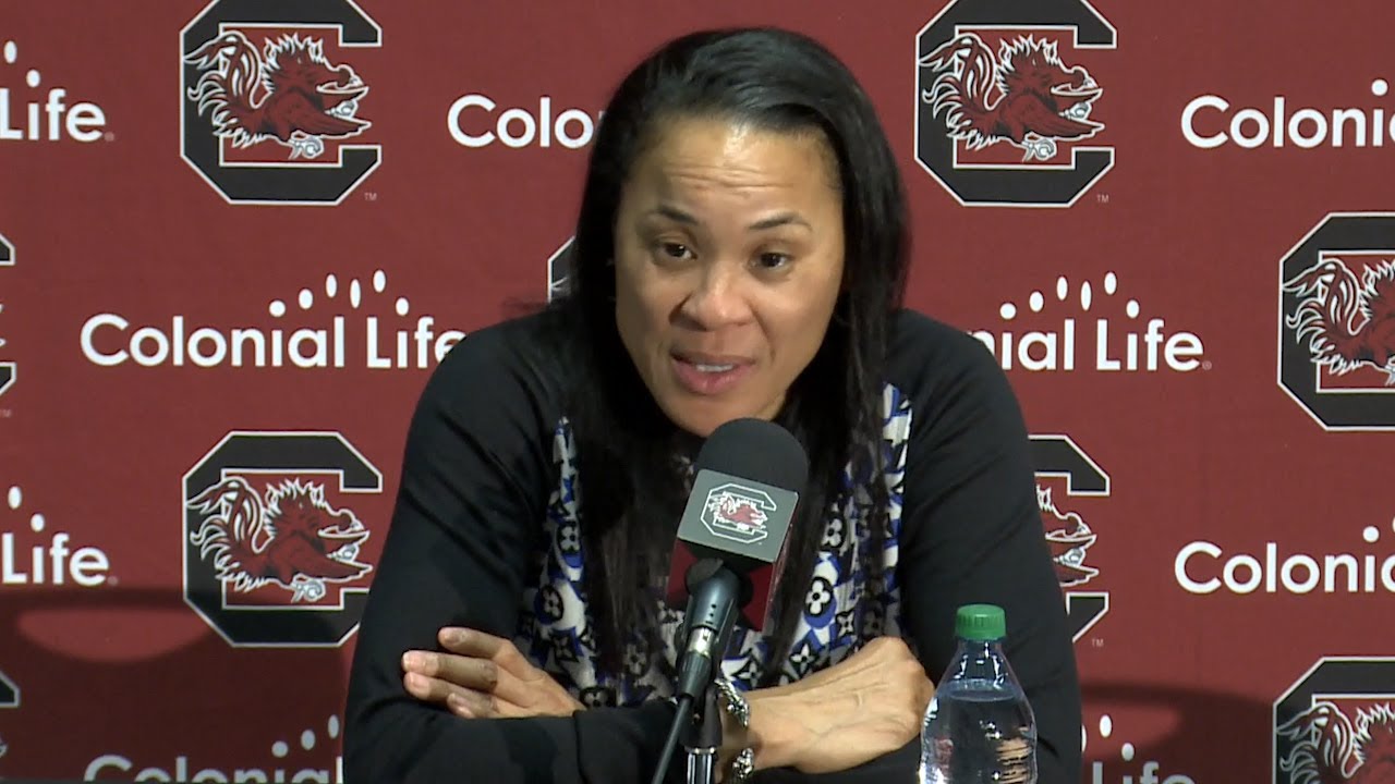 POSTGAME: Dawn Staley on Alabama State — 11/5/19 - YouTube