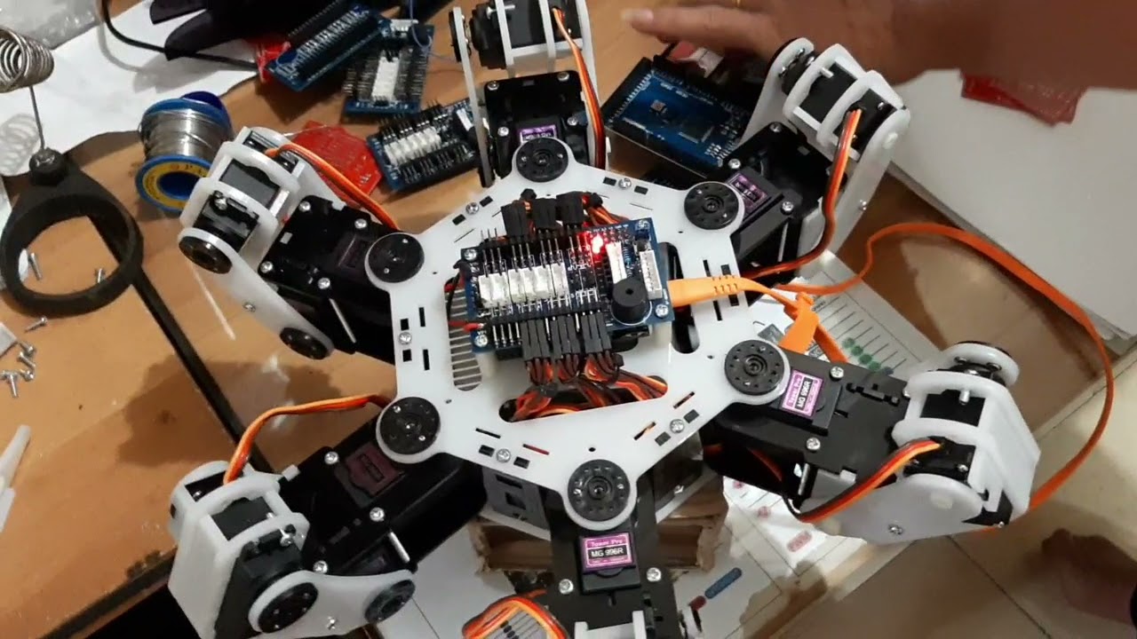 Hexapod KRSRI 2021, Kalibrasi, Gaits, Invers Kinematic, Trajectory ...