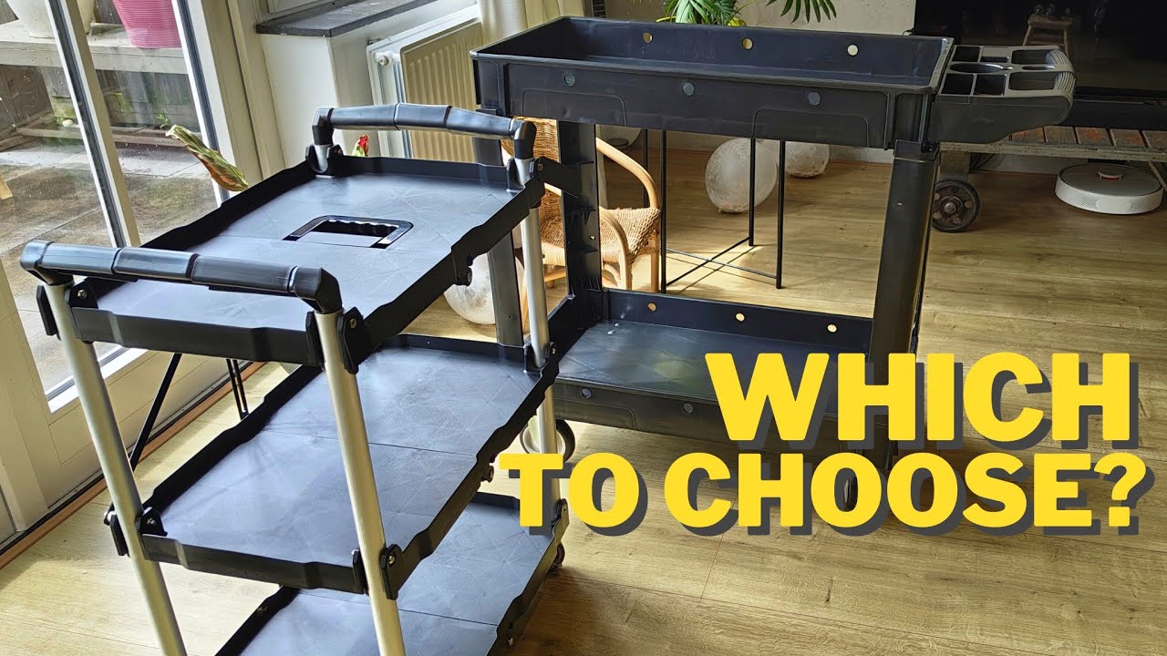 Compared: Vevor Foldable VS Utility Cart Test - YouTube