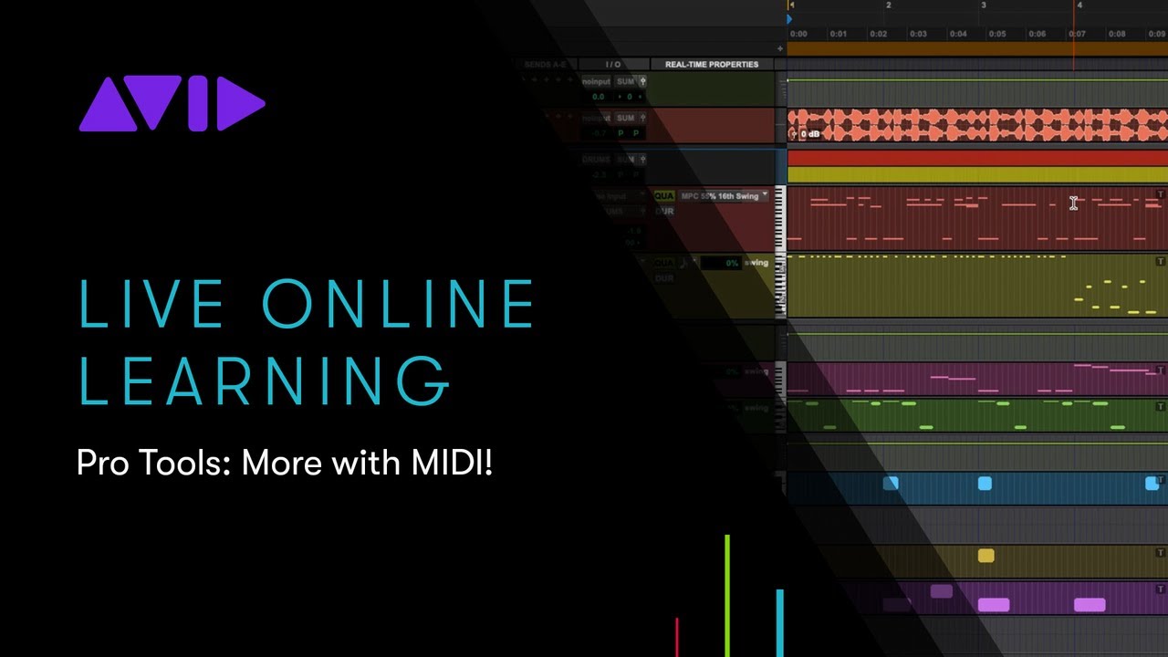 Avid Online Learning — Pro Tools: More with MIDI! - YouTube