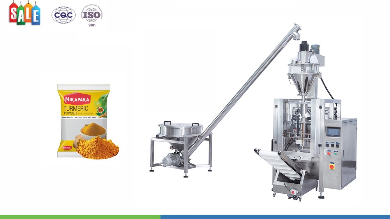 XH-P-420 VFFS packing machine for powdered products - YouTube