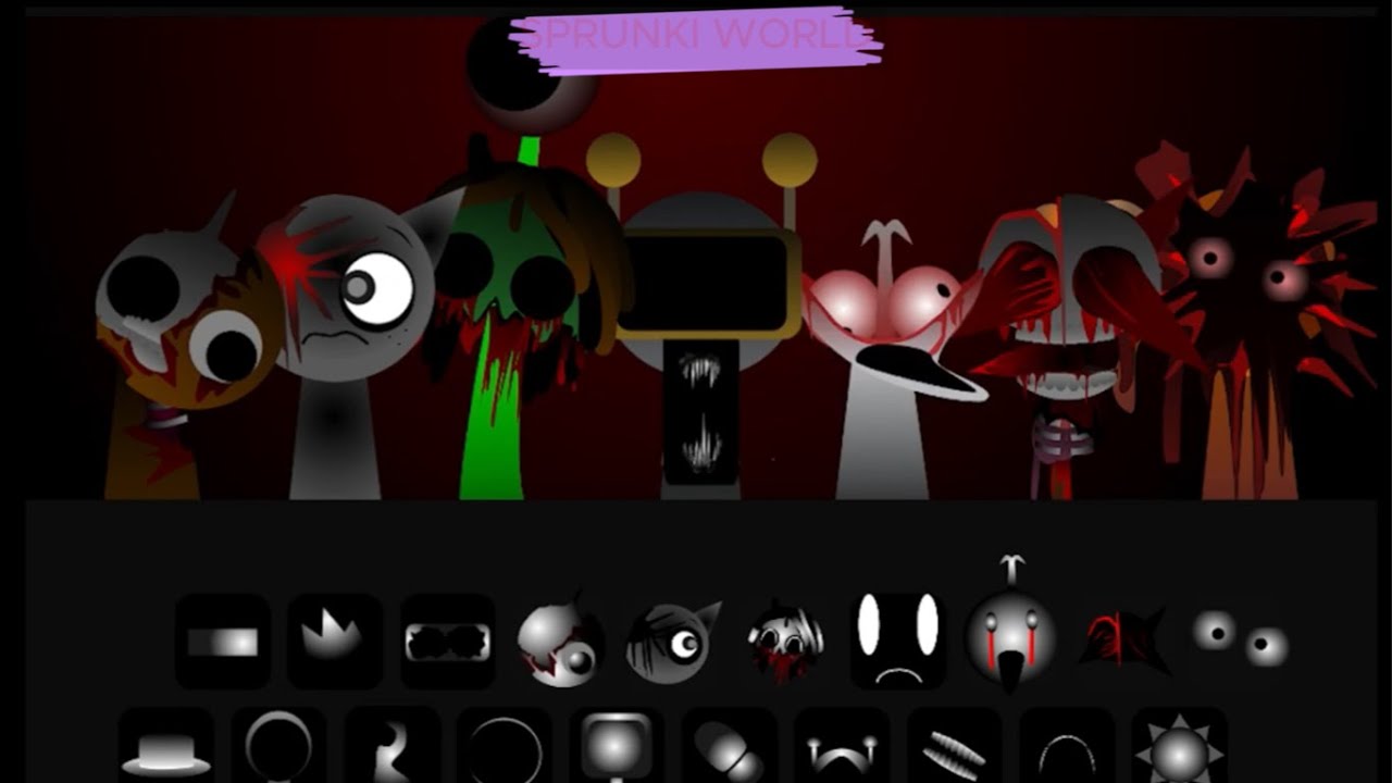 INCREDIBOX SPRUNKI PHASE 3 HORROR CHARACTERS SOUND #sprunki #incredibox ...