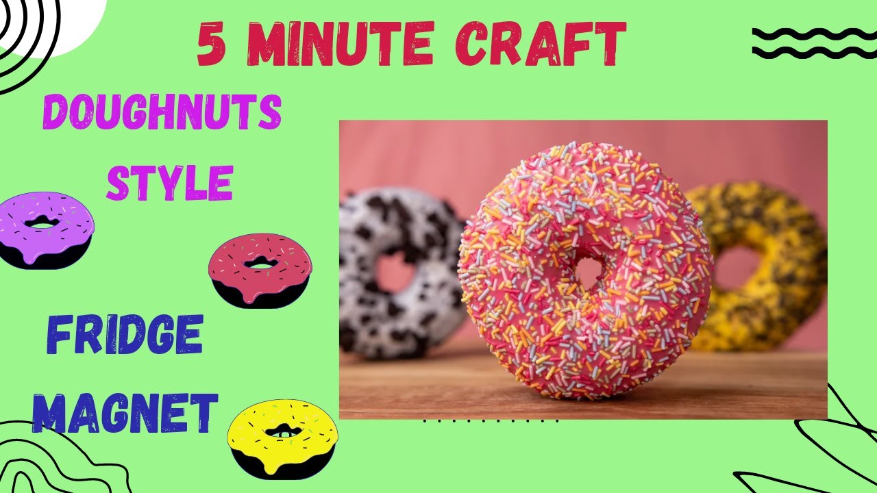 how to make Fridge Magnet | Air Dry Clay Magnets Ideas | Handmade ...