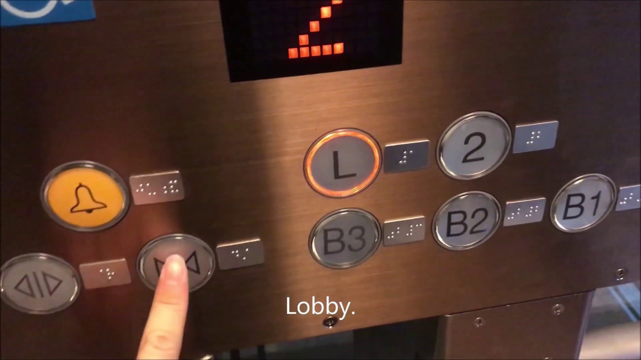 2x Fujitec Shuttle Elevators @ Grand Walkerhill Seoul*****, Gwangjin-gu ...