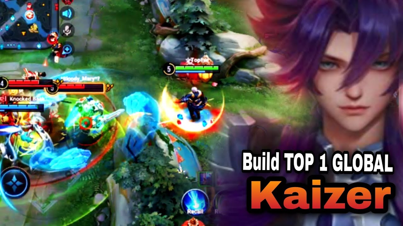 OMG!! BUILD TOP 1 GLOBAL | BEST BUILD JUNGLER (KAIZER) honor of Kings ...