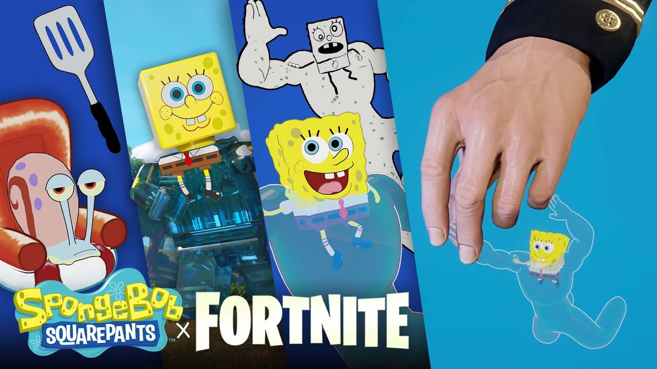 COLABORACIÓN de BOB ESPONJA x FORTNITE.. ¿COMO SERIA? - YouTube