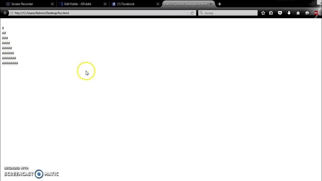 Pętle for, while i do/while javascript - YouTube