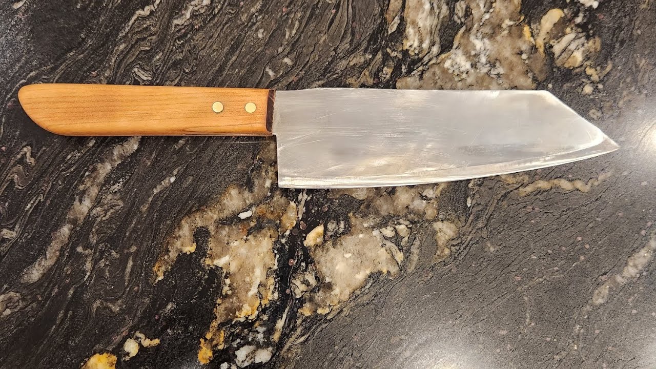 --making a replica of a simple kitchen knife-- - YouTube
