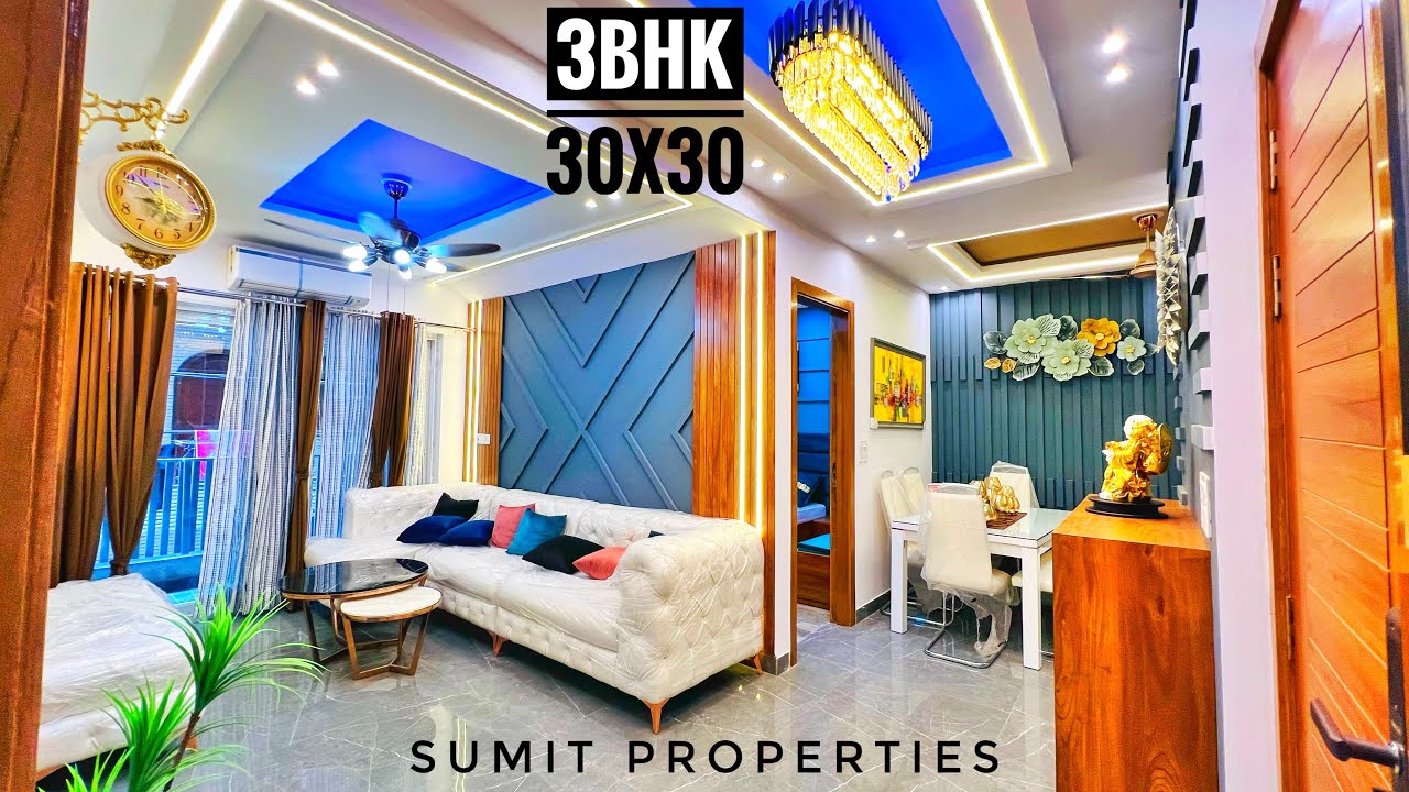 3BHK 30X30 LUXURY BUILDER FLOOR | 9891556069 | TILAK NAGAR | SUMIT PROPERTIES | #sumitproperties ...