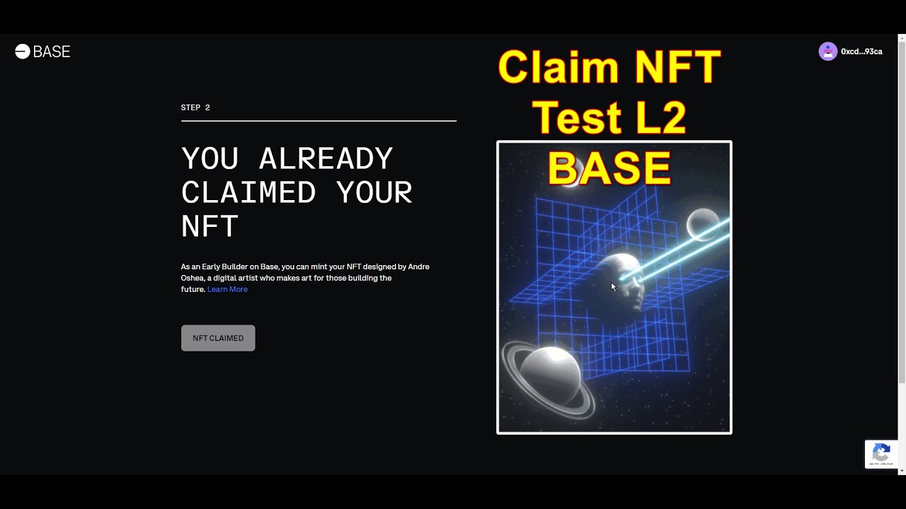 #2 Layer 2 BASE Claim NFT Test Net - YouTube