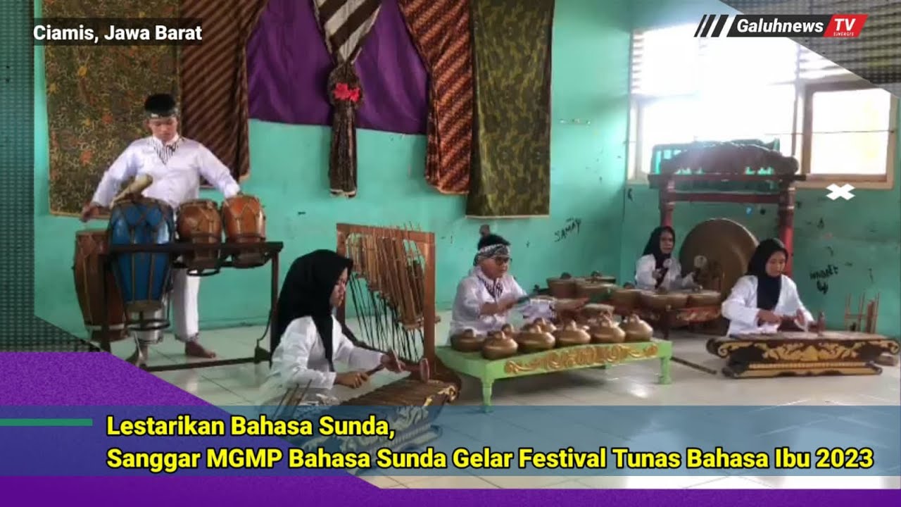 Lestarikan Bahasa Sunda, Sanggar MGMP Bahasa Sunda Gelar Festival - YouTube