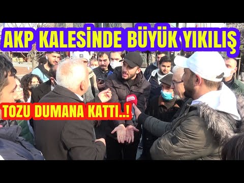 KOCA KOCA ADAMLARA DERS VERDİ. AKP'Lİ DAYI ARKASINA BAKMADAN KAÇTI.