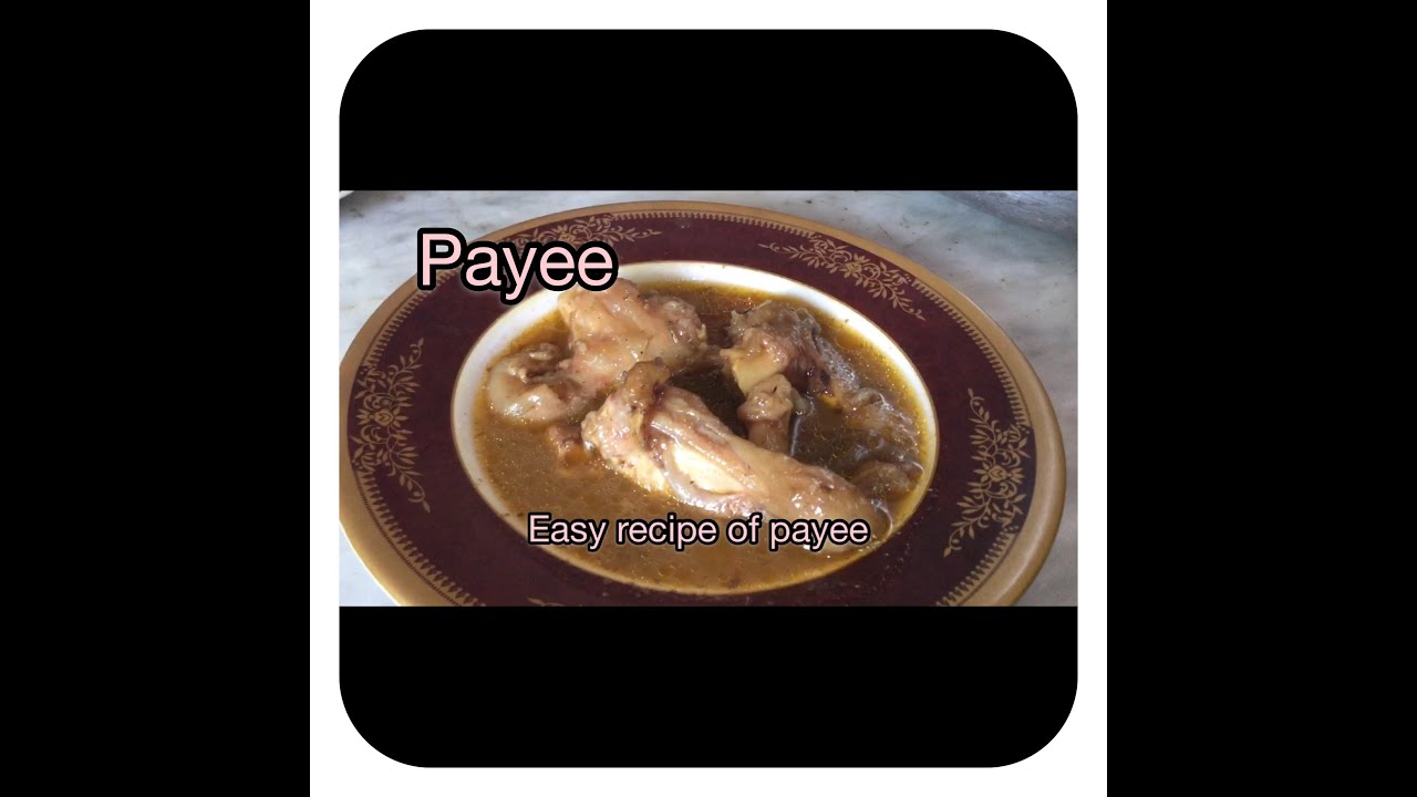 Easy recipe of PAYEE | payee recipe on my channel - YouTube