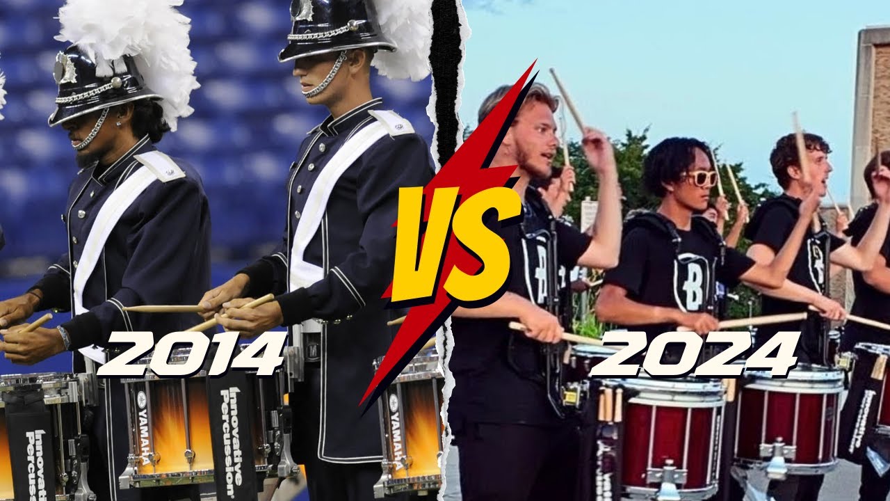 Bluecoats Snare Break Evolution: 2014 to 2024 - YouTube