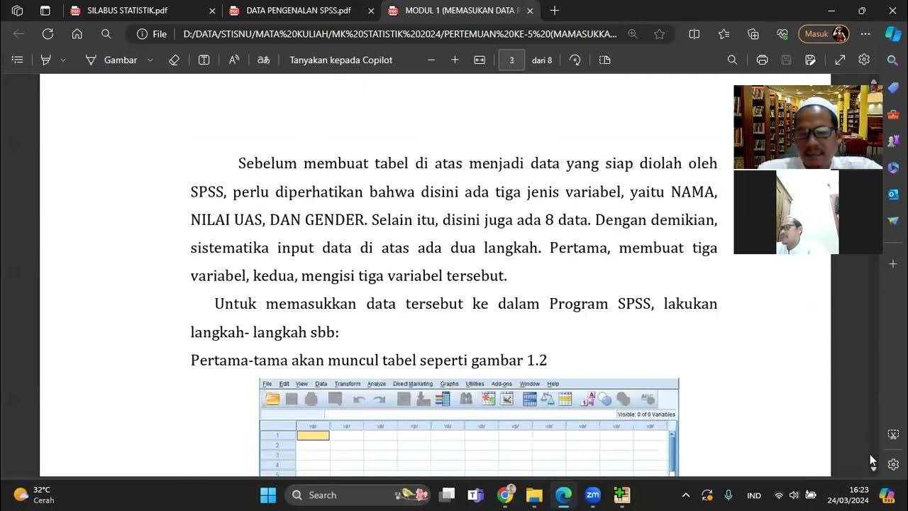 TUTORIAL INPUT DATA DENGAN SPSS - YouTube