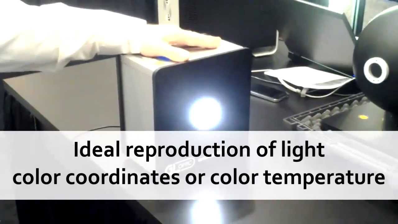GL Optic Opti Light LED Tunable LED Source for calibration - YouTube
