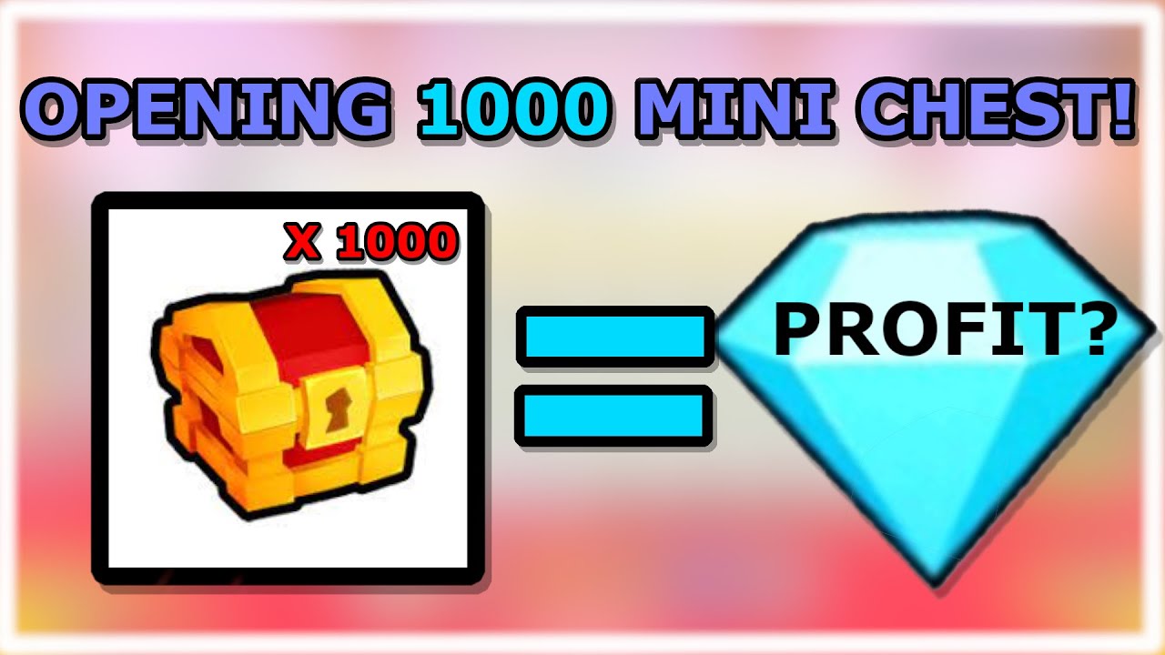 I GOT *THIS* AFTER OPENING 1000 MINI CHESTS in pet sim 99 - YouTube