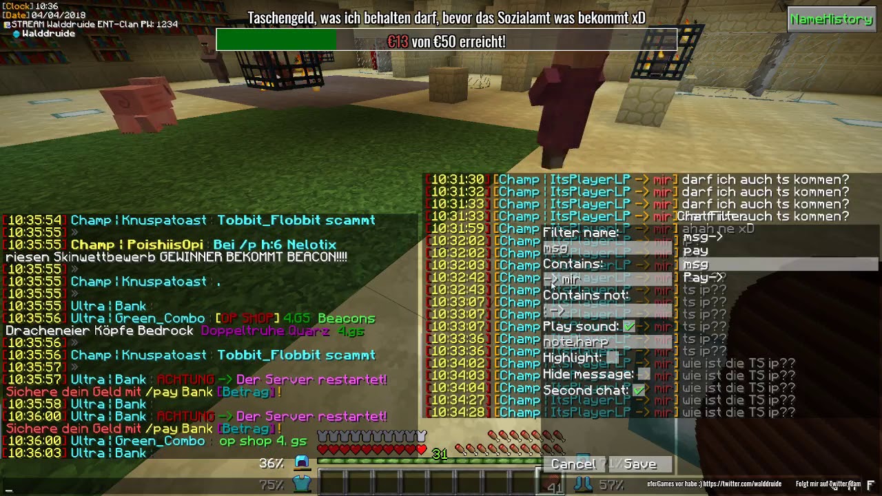 Tutorial #0001 - Zweites Chat-Fenster mit LabyMod3 - YouTube