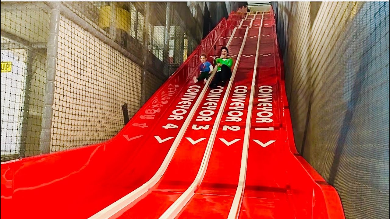 Indoor Playground longest slide | Family Adventures | Kids Activities ...