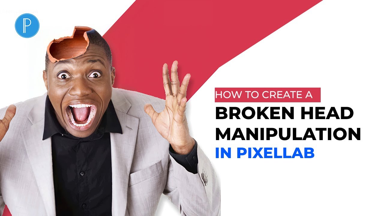 How to create broken head manipulation in Pixellab - YouTube