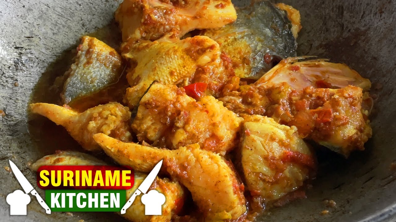 Surinaamse Koebie In Masala (Koebi Vis 60 cm) KOKEN IN SURINAME ...