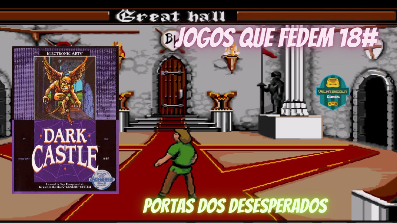 Dark Castle (Genesis/Megadrive) Jogos que fedem 18 # As portas dos desesperados - YouTube