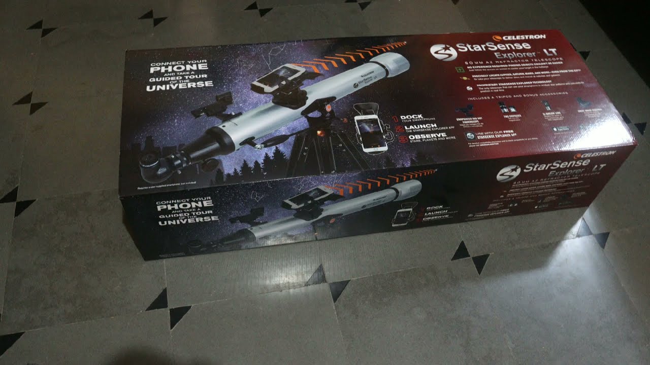 Celestron starsense explorer lt 80AZ REFRACTOR telescope. a short ...