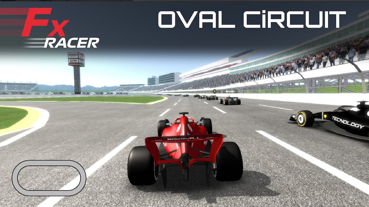 New Oval Circuit for Fx Racer. - YouTube