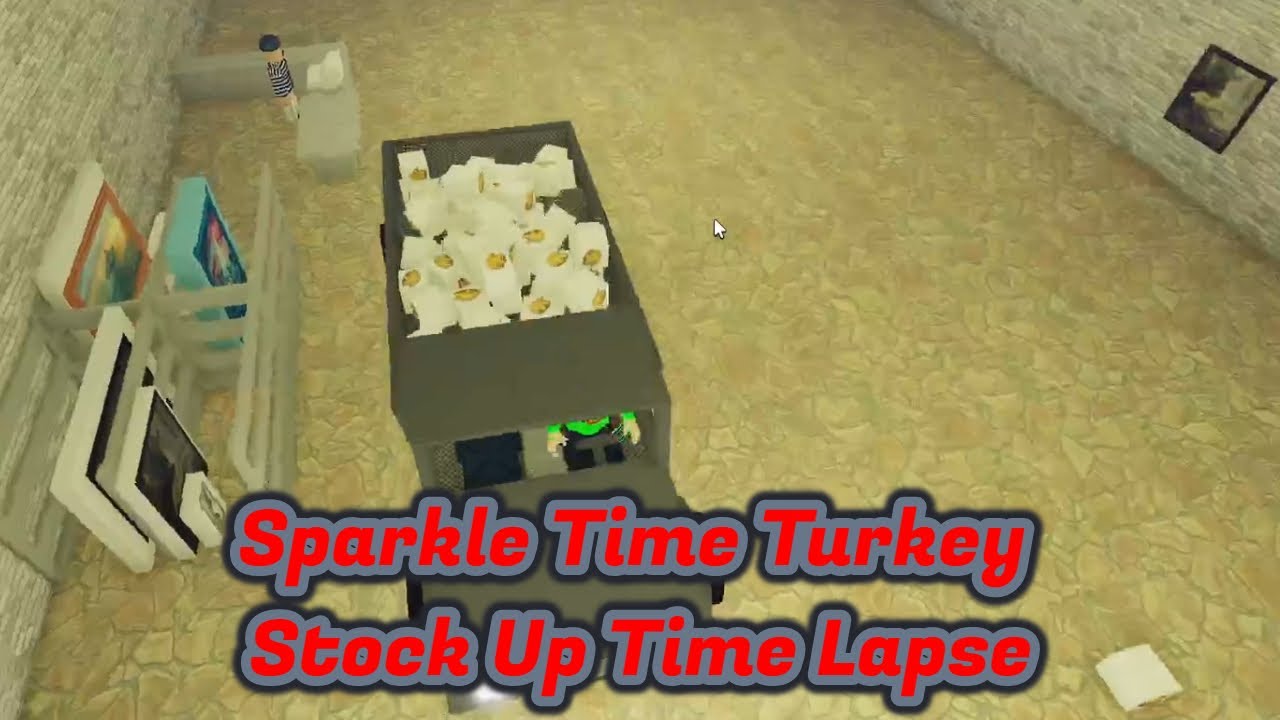 Sparkle Time Turkey Stock Up Time Lapse | Lumber Tycoon 2 - YouTube