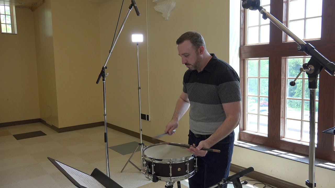 Mitchell Peters Advanced Snare Drum Study #1 - YouTube