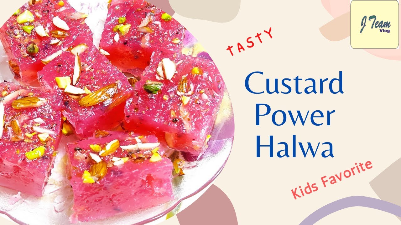 Custard Powder Halwa Recipe | Custard Halwa Recipe | Idian Desi Food ...