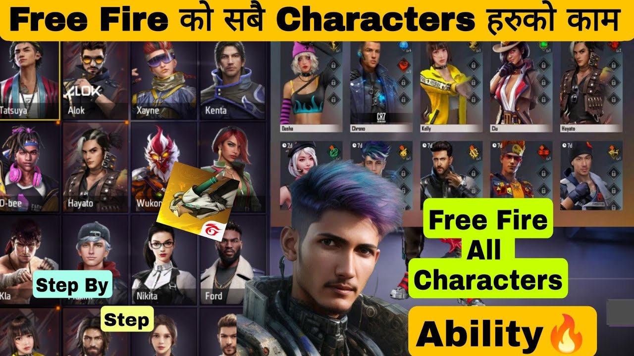FF All Characters Ability in Nepali Language | Deepak Tech - YouTube