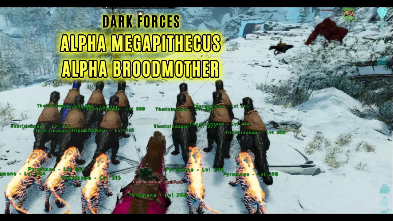 DARK FORCES VS ALPHA APE & SPIDER - YouTube