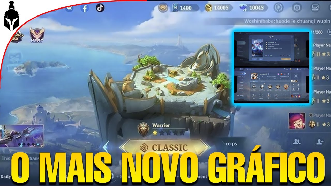 NOVO VISUAL NO MOBILE LEGENDS - YouTube