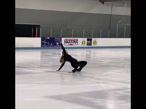 Cantilever Lunge Split - Figure Skating - YouTube