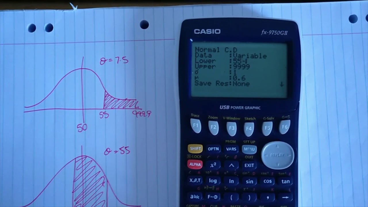 12 Using your Graphics Calculator to calculate the probability under a ...