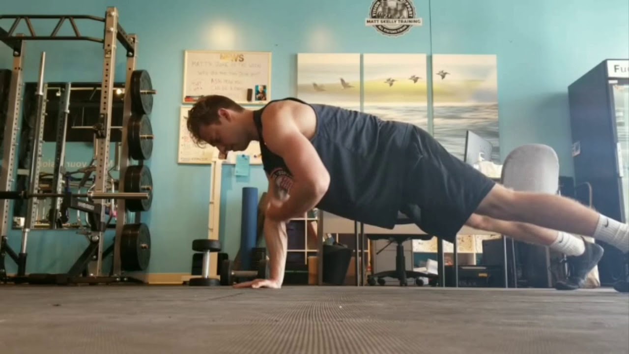 Plank taps - YouTube