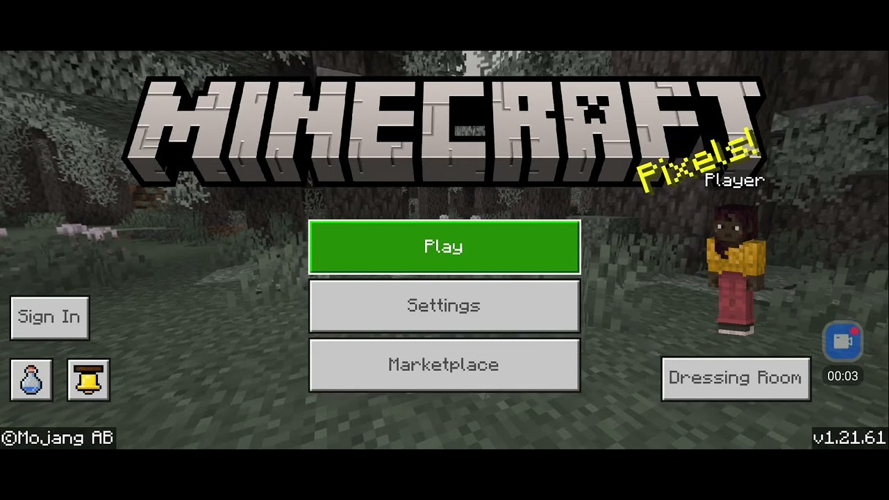 Minecraft title screen - YouTube